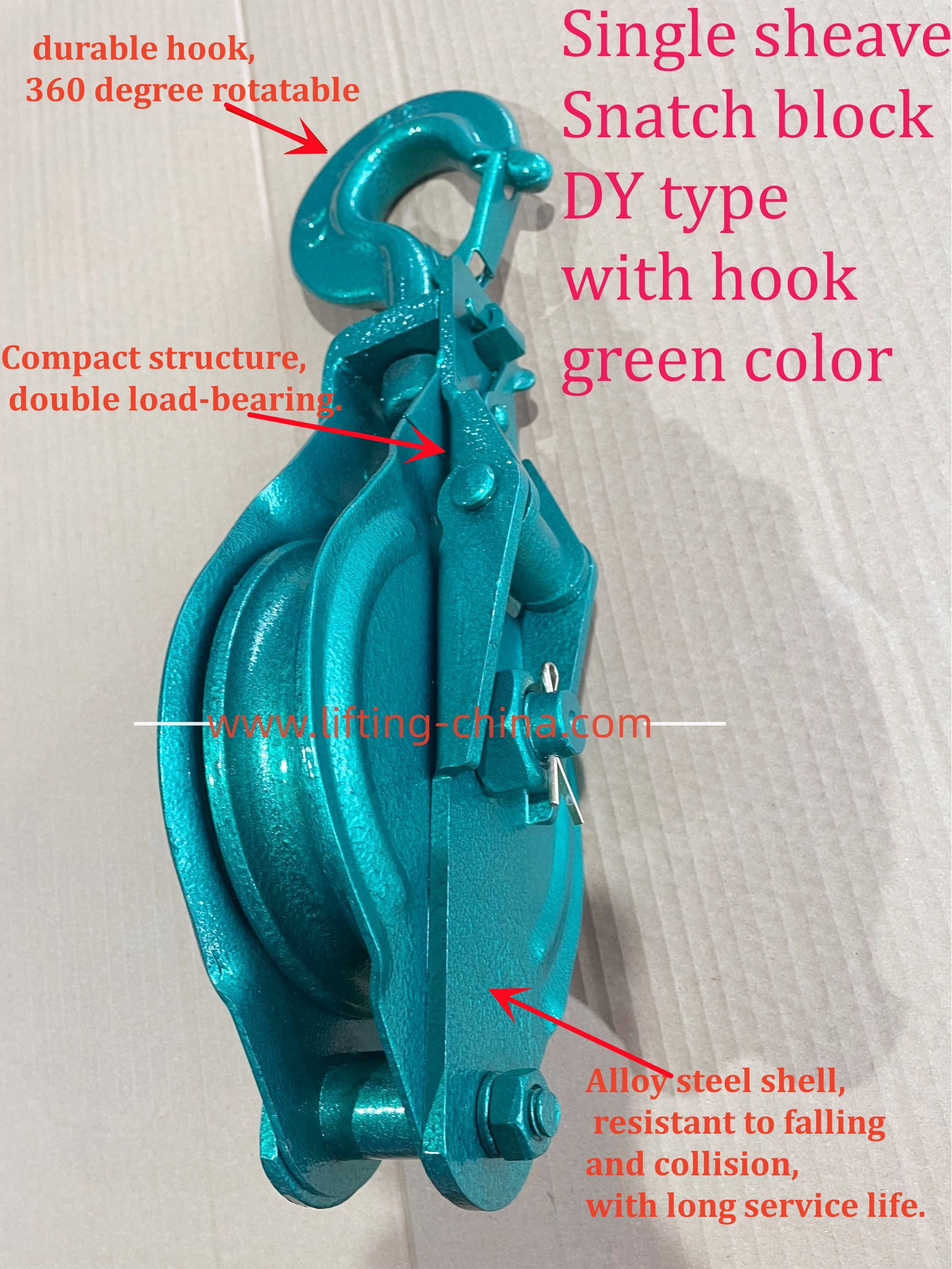 CE/GS Single /Double sheave snatch block DY type - Lifting-china Website